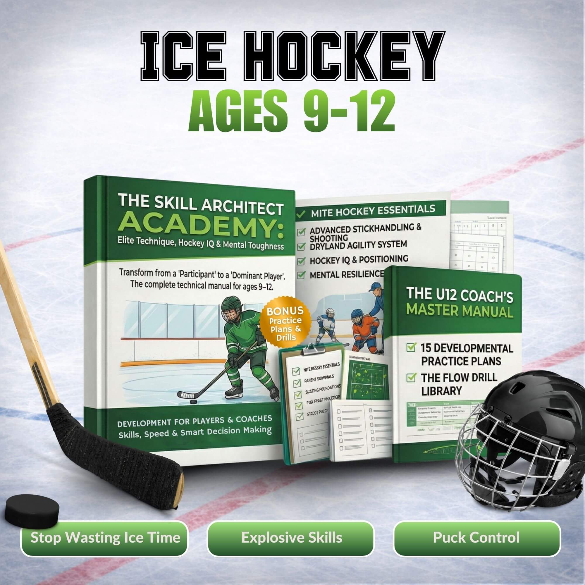 Sports Mastery Bundle | Ice Hockey Bundle (Ages 9–12) – Sports Mastery Hub