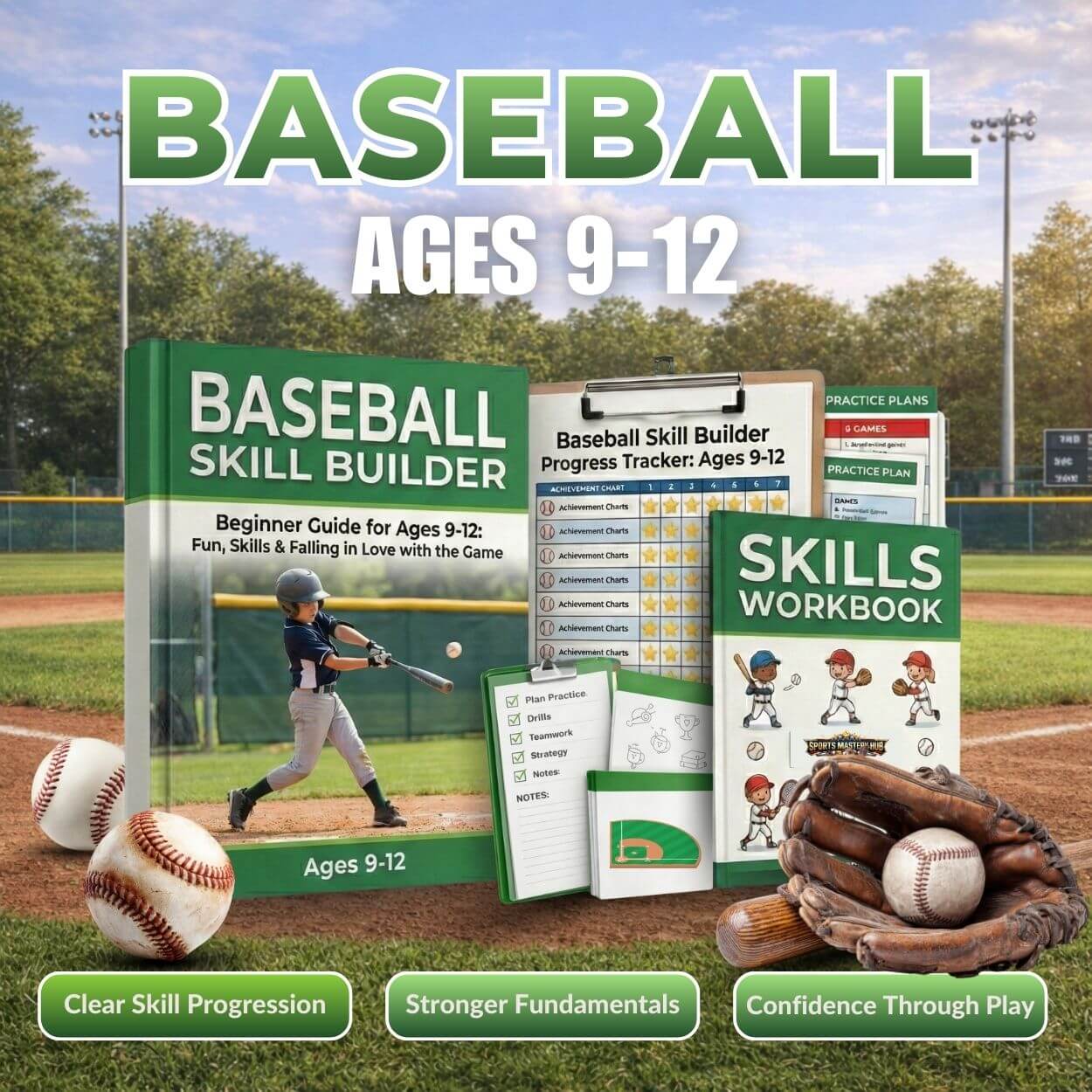 Sports Mastery Bundle | Baseball (Ages 9-12) – Sports Mastery Hub