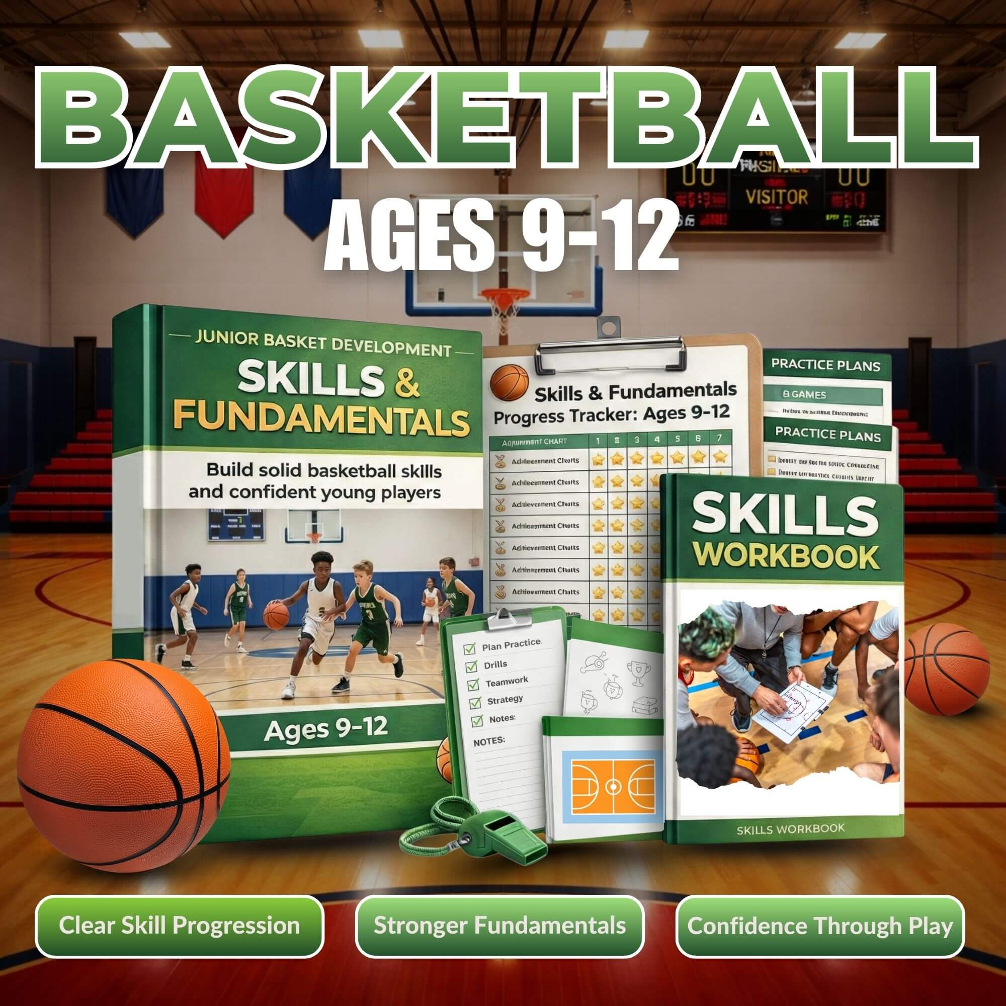 Sports Mastery Bundle | Basketball (Ages 9-12) – Sports Mastery Hub